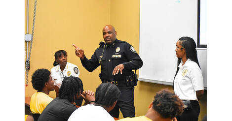 PBPD offers homecoming safety tips to UAPB football team (09/19/2025 ...